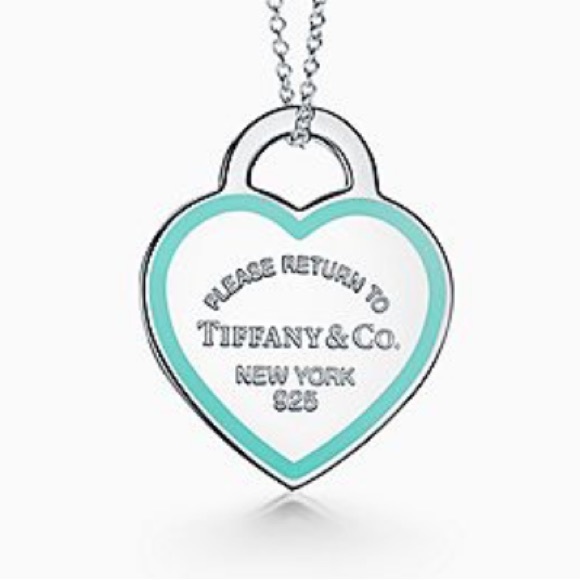 Tiffany & Co. | Jewelry | Tiffany Co Rtt Blue Outline Heart Tag | Poshmark